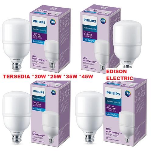 Jual PHILIPS Lampu LED TFORCE / TRUE FORCE / T FORCE ESSENTIAL CAPSULE 20W 25W 35W 45W - 45W ...