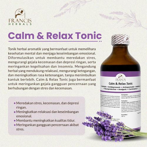 Jual Francis Herbals Calm & Relax Tonic 300 ML - Jakarta Barat ...