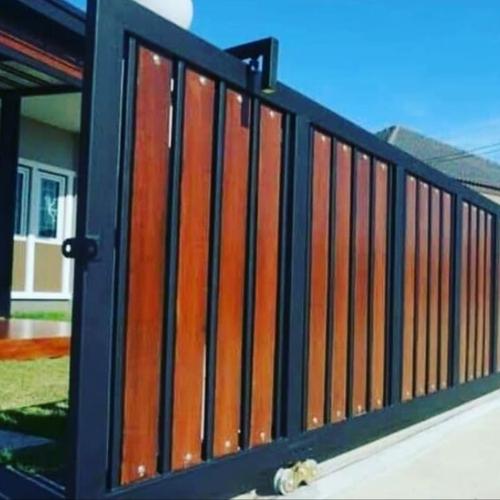 Jual Pintu Pagar kayu minimalis - Kota Bekasi - Arkan Deccor | Tokopedia