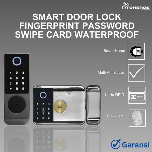 Jual Kunci Pintu Pintar Smart Lock DOOR Acces Fingerprint Password ...