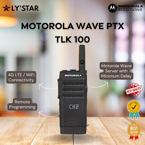 Jual Radio HT Motorola Wave PTX TLK100 POC GSM Simcard LTE Wifi Wave PTX TLK100 TLK-100 ...