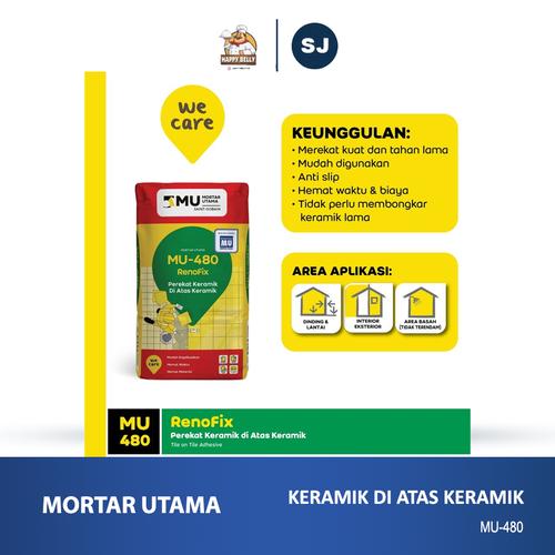 Jual SEMEN MU 480 ECERAN 1KG / PEREKAT KERAMIK DI ATAS KERAMIK KUAT ...