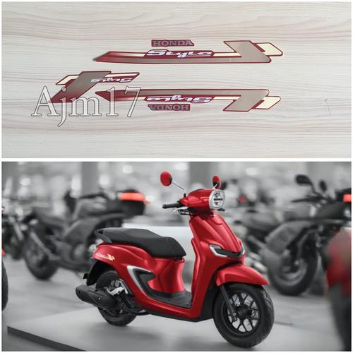 Jual STIKER STRIPING MOTOR HONDA STYLO 160 2024 MERAH - Jakarta Barat ...