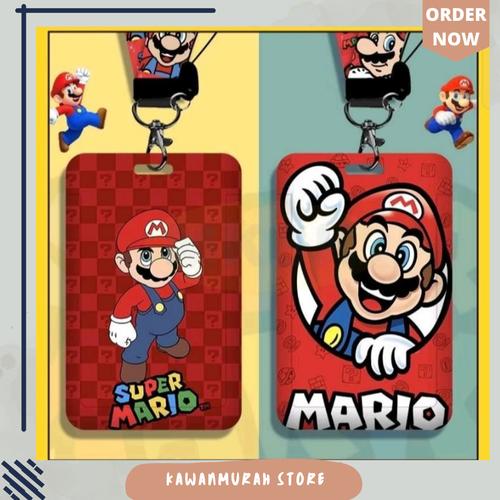 Jual Name Tag Holder Super Mario / ID Card Holder Mario Bross / Lanyard ...