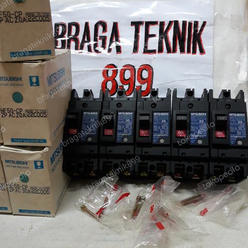 Jual MCCB MITSUBISHI NF50-CP 2P 30A No Fuse Breaker NF50-CP 2P 20A - 30A - Jakarta Barat ...