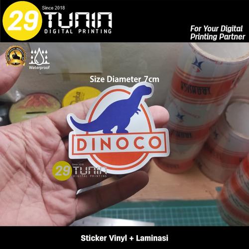 Jual Sticker Stiker Vinyl - Dinoco 7cm - Kab. Bekasi - Tunin Digital ...