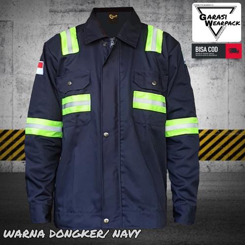 Jual Baju wearpack Safety Atasan/APD K3/pakaian kerja/DONGKER - COKLAT ...