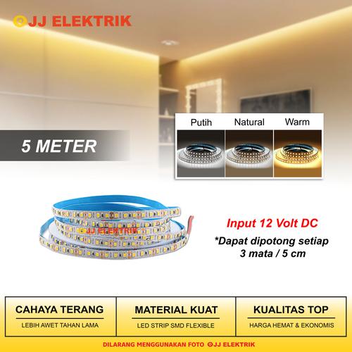 Jual LED Strip 2835 600LED 12V 5M / Lampu Strip 2835 12 V 600LED 5 ...