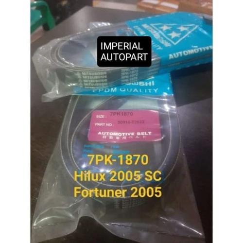Jual fan belt v belt tali kipas Hilux 2005 SC fortuner 2005 7PK1870 7PK-1870 - Jakarta Pusat ...