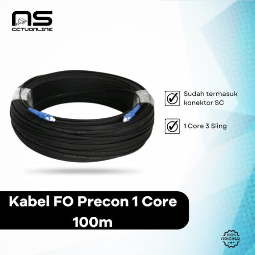 Jual Kabel FO 1 Core 100m Precon SC-SC Fiber Optic - 1 Core, 100m ...