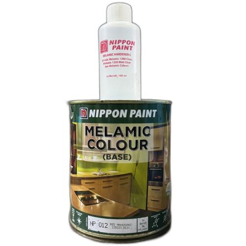 Jual MELAMIC COLOUR BASE NIPPON PAINT 1 LITER + MELAMIC HARDENER C 100 ...