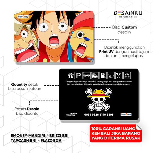 Jual E-money One Piece Edition / Emoney Custom / Emoney Anime / E-TOLL ...
