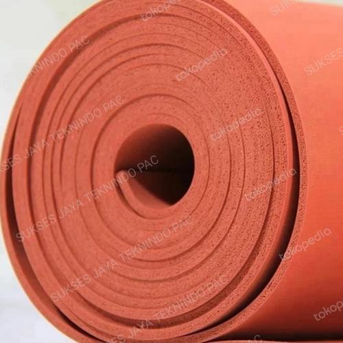 Jual KARET SPONGE SILIKON 5mm x 20cm x 30cm LEMBARAN / SILICONE RUBBER ...