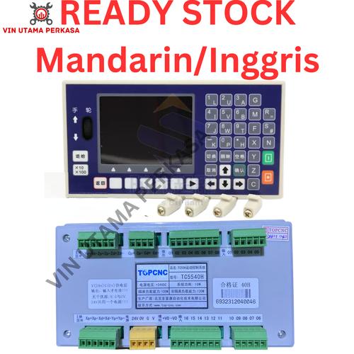 Jual TC55 4 Axis x y z c 2 axis x y CNC Controller bahasa mandarin ...