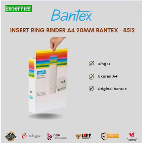 Jual BANTEX Insert Ring Binder A4 20MM - 8512 - Jakarta Barat - BosOffice Store | Tokopedia