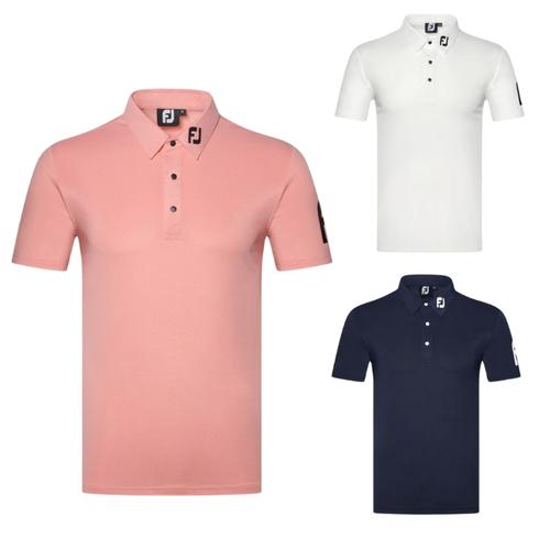 Jual Polo Shirt Baju Pria Golf Polyester Classic FJ Cuff Logo TTL-003 ...