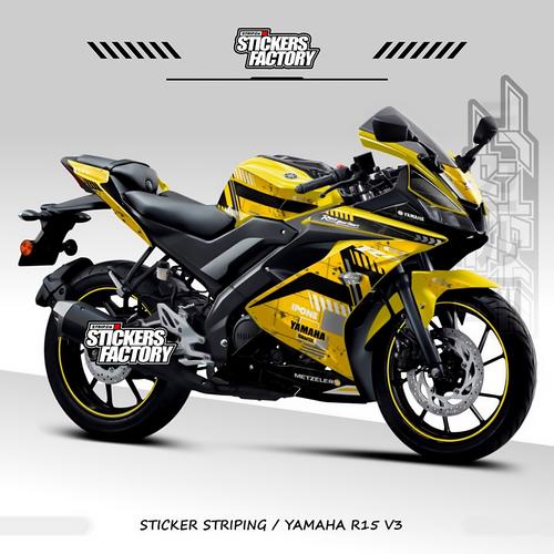 Jual STIKER STICKER STRIPING YAMAHA R15V3 / MOTIF 037 / STOCK DECALS ...