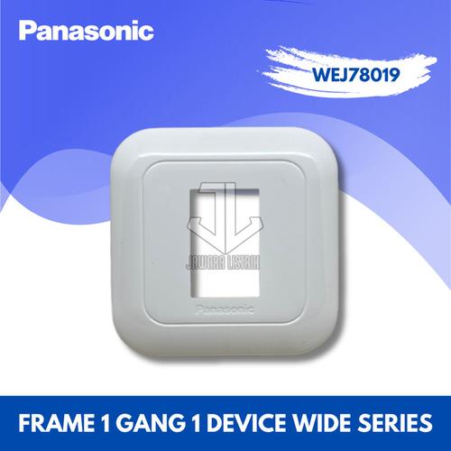 Jual PANASONIC WEJ78019 FRAME SINGLE ENGKEL WIDE SERIES PUTIH - Jakarta ...