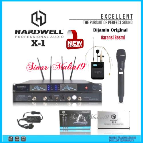 Jual Mic Wireless HARDWELL X 1 / X1 Original Handheld Clip On Headset ...