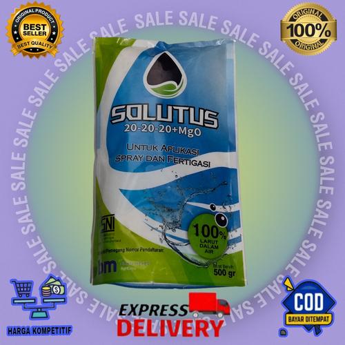 Jual Pupuk NPK BM Solutus 20-20-20+Mgo Kemasan 500 gram - Kab. Temanggung - Tobat Tani | Tokopedia