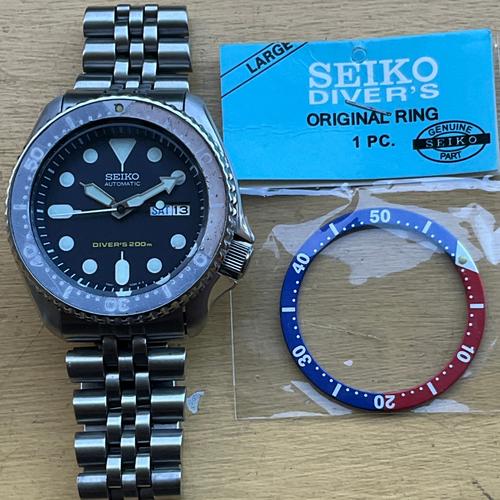 Jual JAM SEIKO DIVER SKX009 GHOST BEZEL FULL ORI SNK PROSPEX SKX007 ...