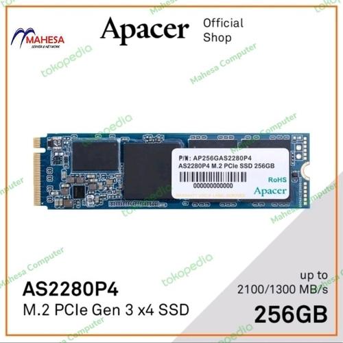 Jual SSD Apacer 256GB NVMe M.2 AS2280 PCIe Gen 3.0 x4 | Speed 2.500Mbps ...
