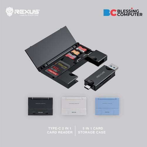 Jual Card Reader REXUS 2 in 1 RXC-305 USB V 3.0 6 Slot - Blue - Kota ...