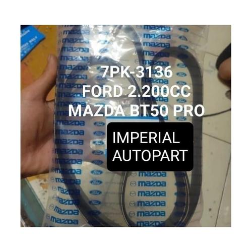 Jual fan belt v belt tali kipas Ford 2.200 cc Mazda BT50 Pro 7PK3136 ...