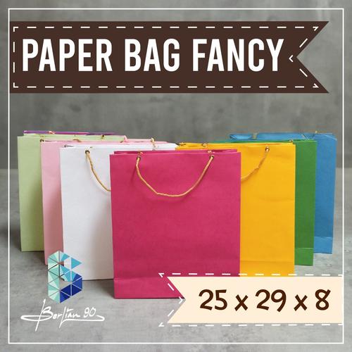 Promo Paper Bag Fancy Buffalo Warna Tas Belanja Kertas Shopping Bag 25 ...