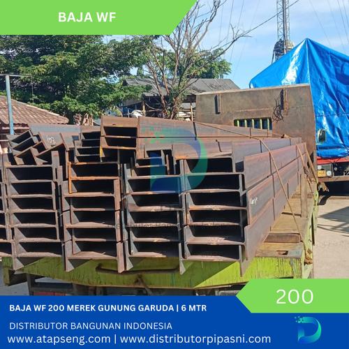 Jual WF 200 x 6 M / Wide Flange Beams Gunung Garuda SNI (Free Okr ...