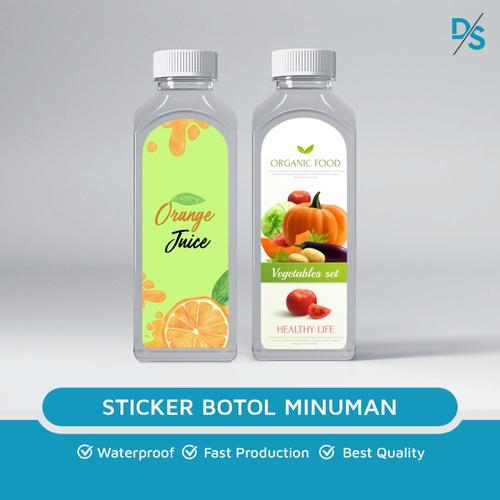 Jual STICKER MURAH CETAK STIKER VINYL *ANTI AIR* LABEL MAKANAN KEMASAN ...