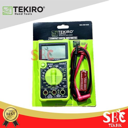 Jual TEKIRO Multimeter Digital Compact Multitester Avometer Alat Ukur ...