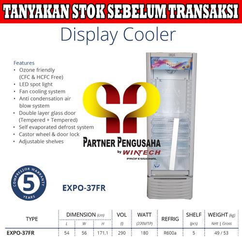 Jual GEA EXPO-37FR Display Cooler / Showcase Pintu Kaca / Kulkas Kaca ...