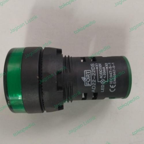 Jual Pilot Lamp 22mm LED 110V AC/DC Type AD22-22DS Fort - Merah - Kota ...