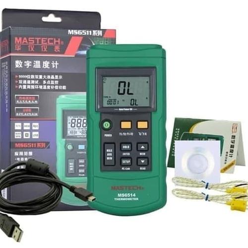Jual MASTECH MS6514 Thermometer DIgital thermocouple Logger USB to PC - Jakarta Selatan - Andre ...
