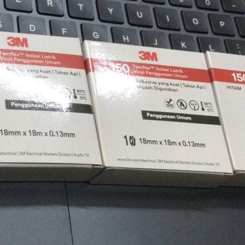 Jual ISOLASI 3M ISOLASI LISTRIK ISOLASI KABEL TAPE ELECTRICAL TAPE 1258 ...