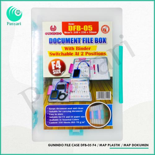 Jual GUNINDO FILE CASE DFB-05 F4 / MAP PLASTIK / MAP DOKUMEN - Kota ...