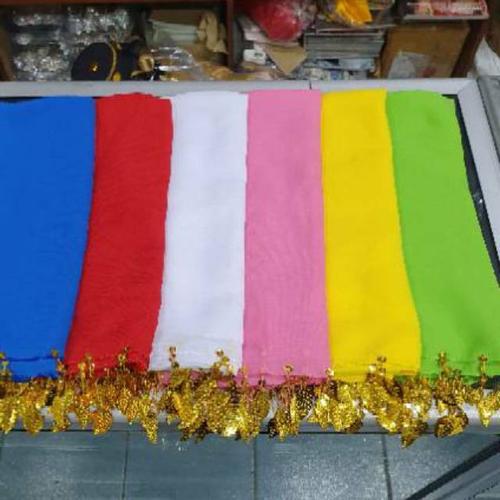 Jual Selendang Slendang Tari Polos Perlengkapan Adat Tradisional ...