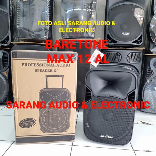 Jual Speaker Portable Wireless BARETONE MAX 12 AL 12in Original MAX12AL ...