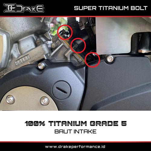 Jual Drake Baut Titanium Intake Intek Ninja 150 RR Ninja 150RR Old ...