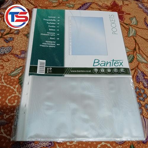 Jual pp pocket bantex 8843 ukuran folio isi 20 pcs/ lembar promo ...