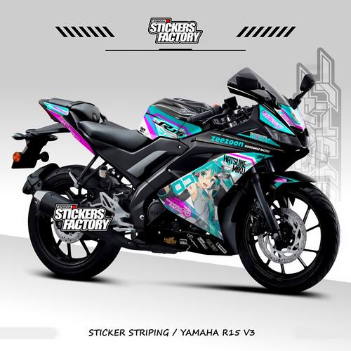 Jual STIKER STICKER STRIPING YAMAHA R15V3 / MOTIF 044 / STOCK DECALS ...