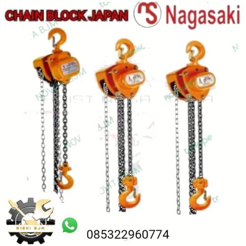 Jual CHAIN BLOCK 1TON X3METER NAGASAKI JAPAN KATROL MANUAL 1TON X ...
