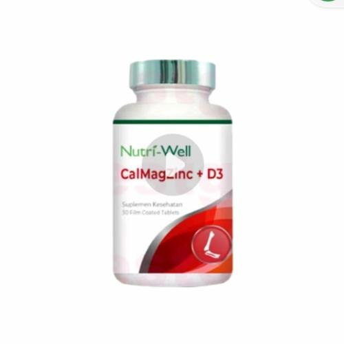Jual NUTRIWELL NUTRI WELL CAL MAG ZINC + VITAMIN D3 400 IU VIT D3 30 ...