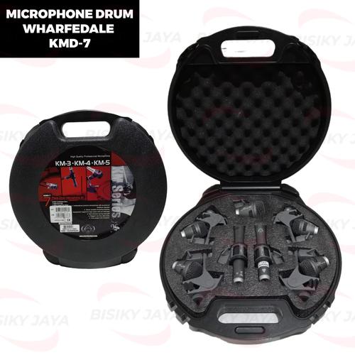 Jual Mic Drum Set isi 7 Wharfedale Pro KMD-7 / Mic Drum Wharfedale KMD7 Ori - Kota Semarang ...