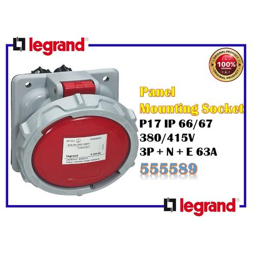 Jual Industrial socket panel mounting Legrand P17 tempra PRO IP66/67 380/415V 3P+N+E 63A ...