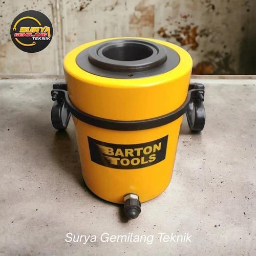 Jual 100T 75mm S Hollow Plunger Hydraulic Cylinder Silinder Hidrolik ...