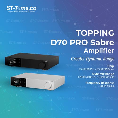 Promo Topping D70 Pro Sabre D 70 Pro Sabre Bluetooth Hi-Fi ES9039S ...