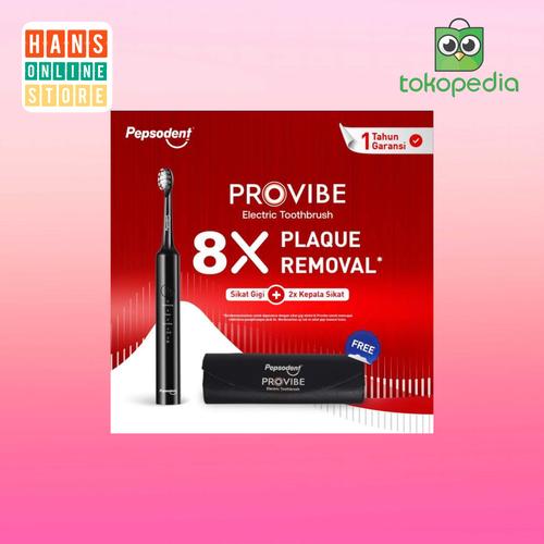 Jual PEPSODENT ProVibe Electric Toothbrush Set. Free Travel Case - Black - Jakarta Pusat - Han's ...