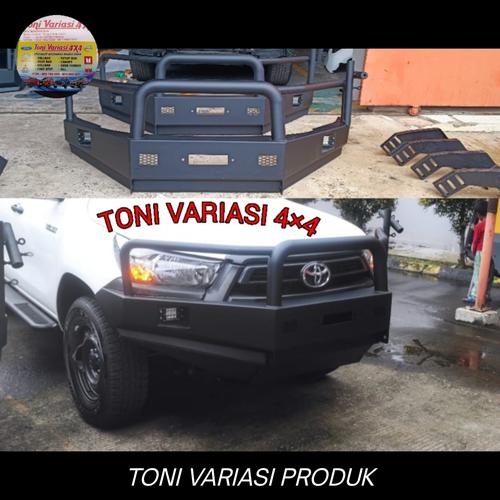 Jual Bumper Bemper Depan Spek Tambang V1 Double Cabin Hilux Rocco ...